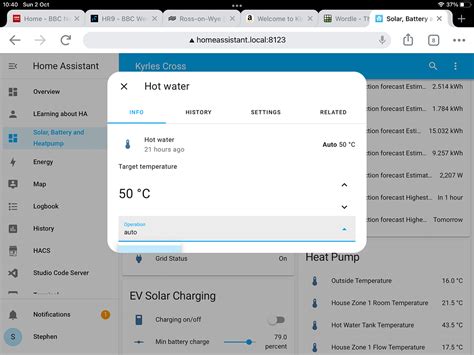 Melcloud Cant Force Hot Water Ui Issue Third Party Integrations Home Assistant Community