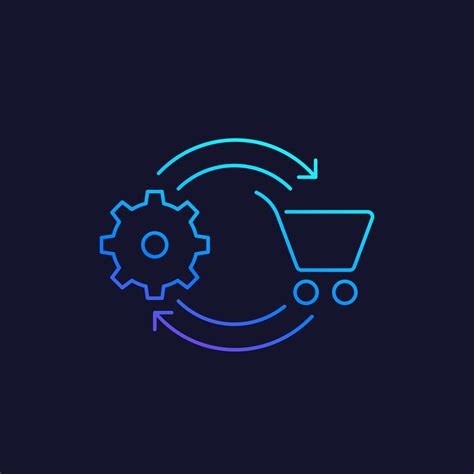 Order Processing Vector Linear Icon 2861062 Vector Art At Vecteezy