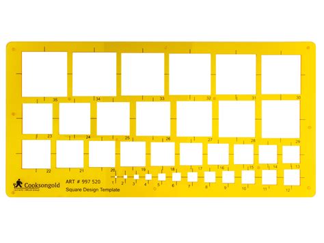 Square Template Cooksongold Com