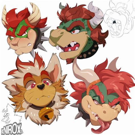 Bowser Sketches By Xnir0x On Deviantart