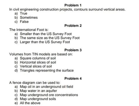 Solved Problem 1 In Civil Engineering Construction Projects