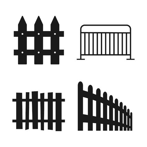 Premium Vector Fence Icon Vector