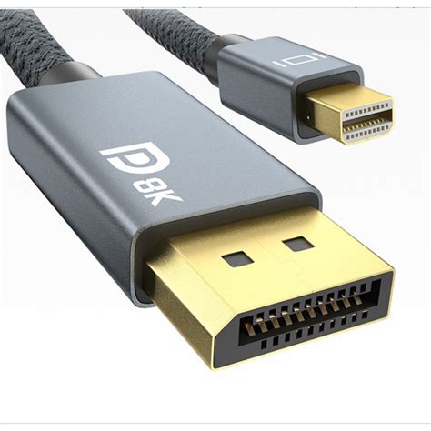 Cablu Adaptor Jeswo Mini Diplayport La Displayport 2m Gri Emag Ro