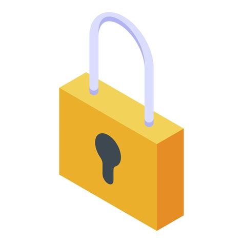 Premium Vector Padlock Icon Isometric Of Padlock Vector Icon For Web Design Isolated On White