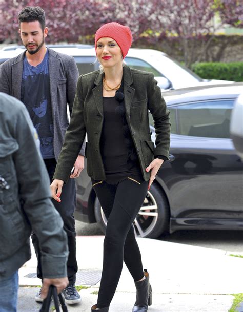GWEN STEFANI Outside Recording Studio In Santa Monica HawtCelebs