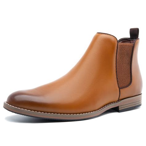 Jordi Gigo Leather Chelsea Boots For Men Mens Slip On Dress Boots