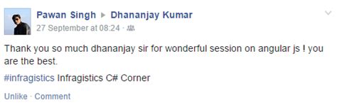 Thanks For Attending Workshop On Angularjs At Infragistics Day Dhananjay Kumar