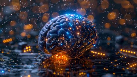 Artificial Intelligence Brain With Neural Network Generative Ai Stock