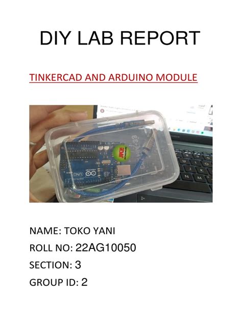 Diylab Tinkercad Arduino Module Pdf Arduino Computing