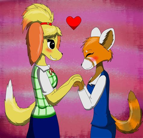 Isabelle X Retsuko It Half Works Because Isabelle Is Confirmed Bi Lol R Furry