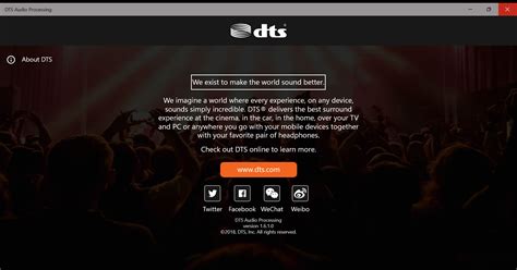 DTS Audio Processing Not Working DTS Audio Processing Settings Are Unavailable As Audio Acer