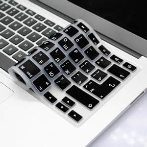 Wygch Russian Language Keyboard Cover For Macbook Pro 13