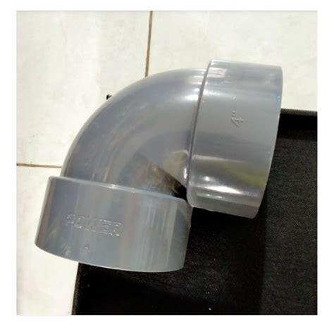 Jual Sambungan Pipa PVC Elbow Knee Bengkokan Inch Inci POWER Shopee Indonesia
