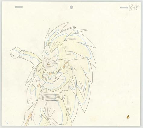 Original Dragon Ball Z Animation Sketch From Episode 265 Featuring