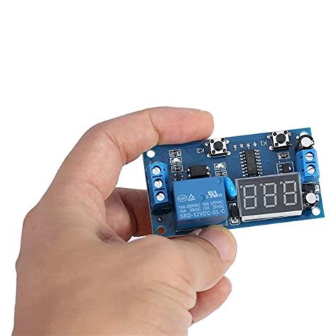 Button Delay Timer Relay Module V Dc Adjustable Timer Relay Module In Pakistan