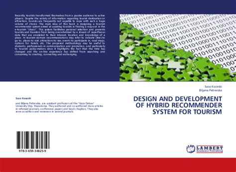 Pdf Design And Development Of Hybrid Recommender System For Tourism Saso Koceski And Biljana
