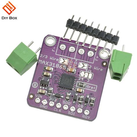 Pt100 Max31865 Rtd Temperature Thermocouple Sensor Amplifier Module For