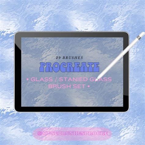 Stained Glass Brushes Made For Procreate Glass Procreate Brushes