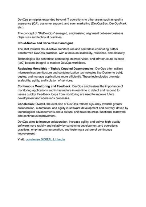 evolutionary journey of devops pdf