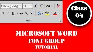 Exploring The Font Group Font Group In MS Word Form Doovi