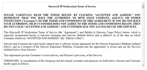 Setting Up Sitecore Ip Geolocation Sitecore Documentation