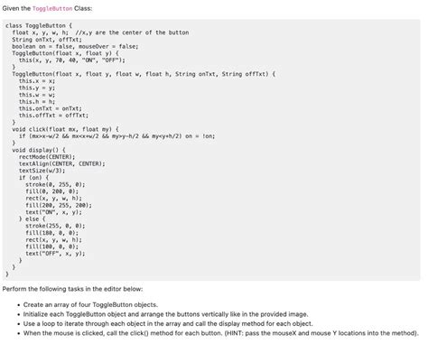 Given The Togglebutton Class Class Togglebutton