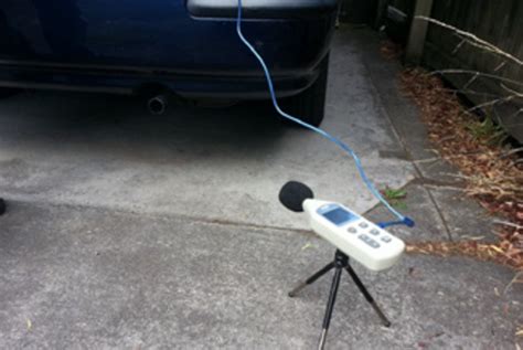 Test Microphone Being Set Up For Noise Testing Download Scientific Diagram