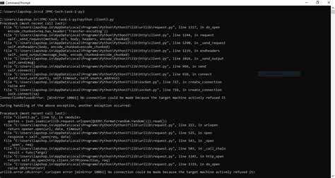 Client File Error · Issue 84 · Insidesherpajpmc Tech Task 1 Py3 · Github