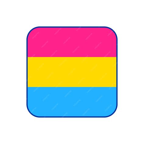 Premium Vector Vector Lgbt Flag Lgbtq Flag Pansexual Pride Flag