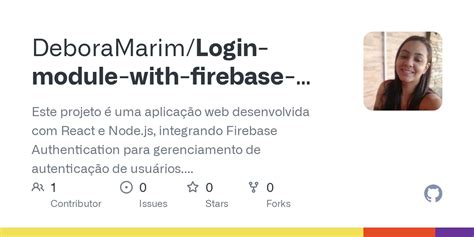 login module with firebase react node readme md at main · deboramarim login module with firebase