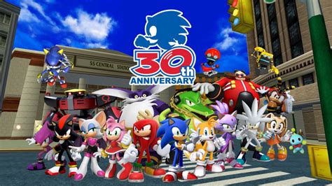 Happy 30th Anniversary Sonic The Hedgehog By Pixiv4444 On Deviantart