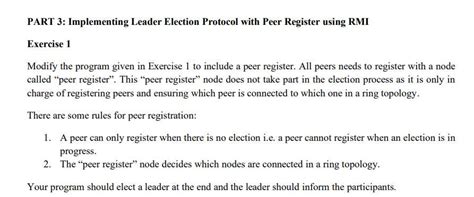 Solved The Problem Description Leader Election Protocol