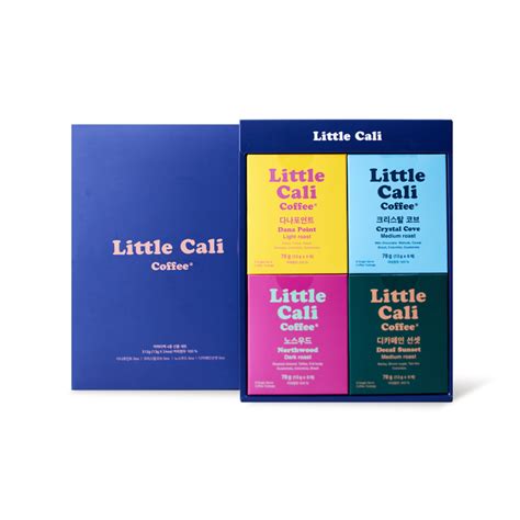 리틀캘리 티백형 커피 4종 선물세트 리틀캘리커피