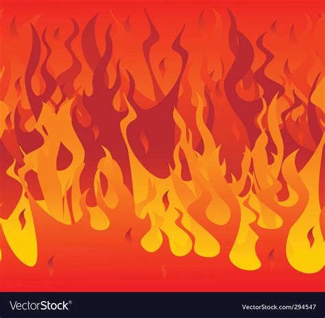 Fire Illustration Royalty Free Vector Image Vectorstock