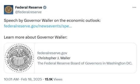 주요 뉴스 미 연준 월러 이사 금리 인하 가능성 언급 상황 지켜봐야