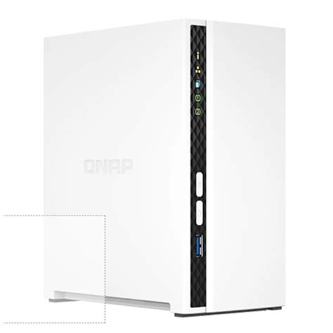 Qnap Nas อุปกรณ์จัดเก็บข้อมูลบนเครือข่าย Ts 233 2 Bays Arm 4 Core