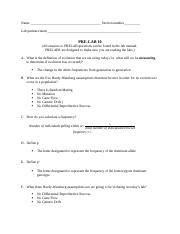 Lab 10 Prelab 1 Docx Name Section Number Lab Partners Team PRE LAB 10 All Answers To PRELAB