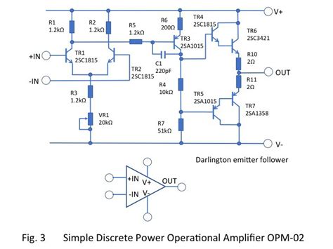 Simple Op Amp Schematic Circuit Diagram