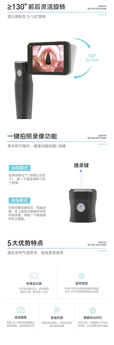 BD DF重复使用可视喉镜 产品中心 深圳柏德医疗科技有限公司