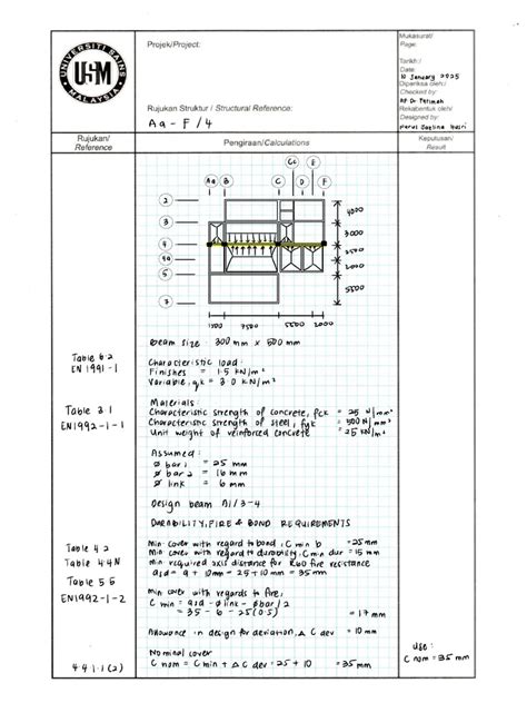 Example Beam Calculation Pdf