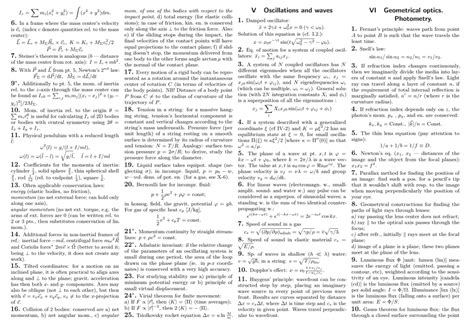 Ipho Formulas Cheat Sheet Download Printable Pdf Templateroller