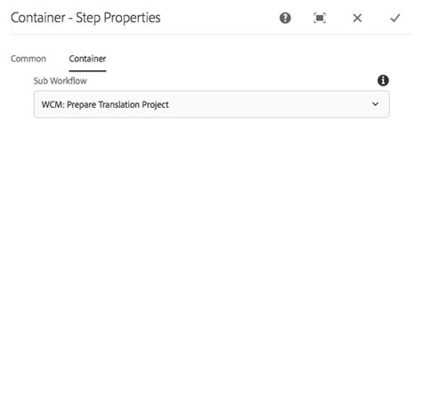 Workflow Step Reference Adobe Experience Manager