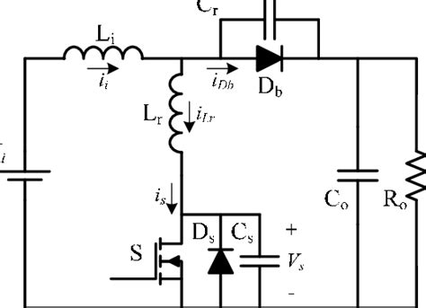 Conventional Full Wave Zcs Qr Boost Topology Download Scientific Diagram