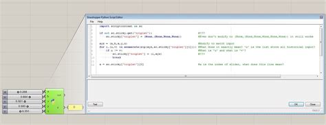 How To Let Ghpython Choose The Latest Updated Value Grasshopper Mcneel Forum