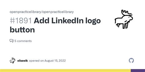 Add Linkedin Logo Button · Issue 1891 · Openpracticelibrary