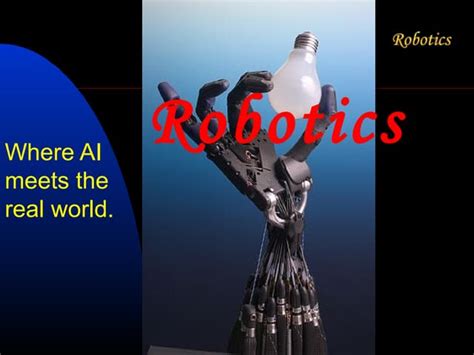 Introduction To Robotics Ppt
