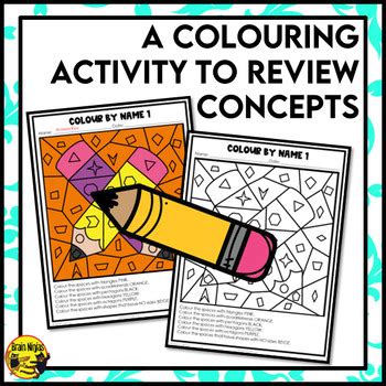 Naming Polygons By Attributes Worksheets By Brain Ninjas TPT