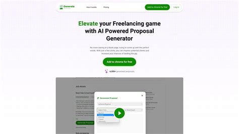 Ai Proposal Generator Extension Tailored Proposals Made Easy Tyy Ai Tools