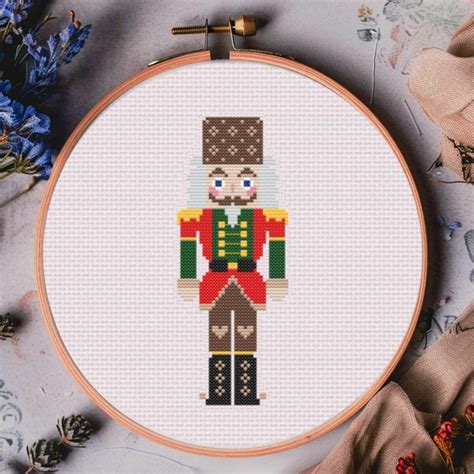 Nutcracker Cross Stitch Etsy