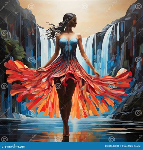 A Vibrant Canvas Illuminated By A Cascade Of Colorful Binary Code Forming The Silhouette Of A